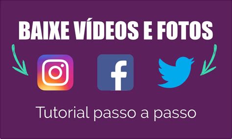 Como baixar vídeos e fotos das redes sociais Pocbi Baixe vídeos das