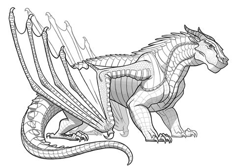 Rainwing Cute Wings Of Fire Coloring Pages Wings Of Fire All