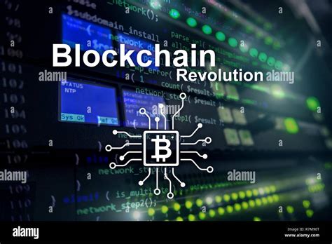 Blockchain Revolution Innovation Technology In Modern Business Stock