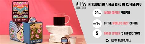 Atlas Coffee Club Coffee Pods Dark Roast Single Origin