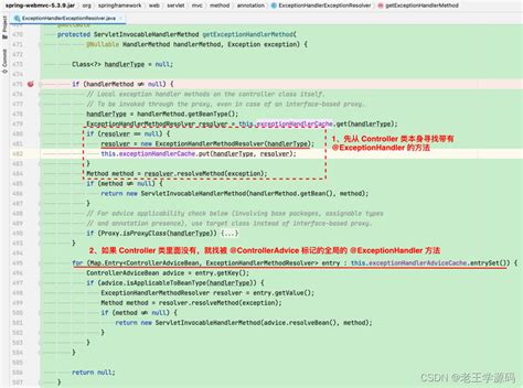 【老王读springmvc 7】controller Method 的异常返回值处理spring Mvc处理controller返回的数据