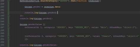 Html Angularjs Scope Is Undefined Outside Of Then Function Stack