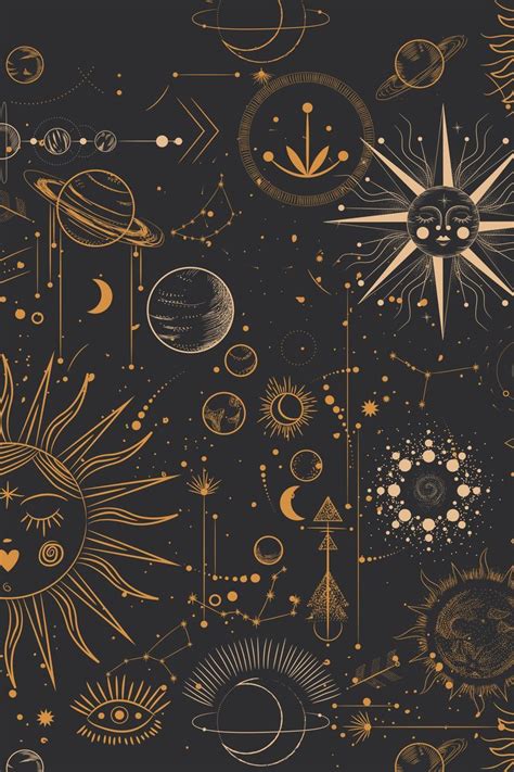 Witchy Gifts Sun And Moon Print Witchy Decor Celestial Decor