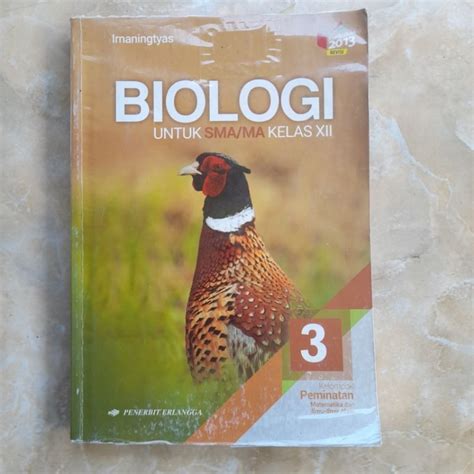 Jual Buku Biologi Kelas 12 Sma Penerbit Erlangga Irnaningtyas Original