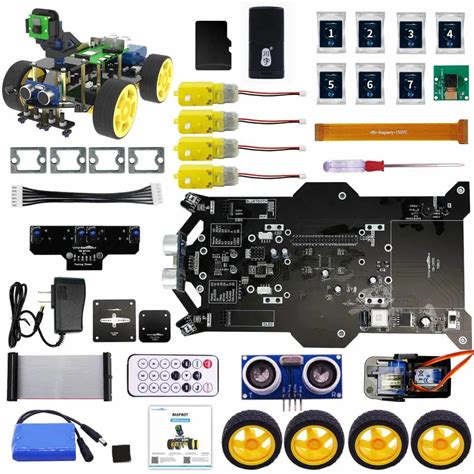 Yahboom Raspbot Ai Vision Robot Car W Fpv Camera For Raspberry Pi 5