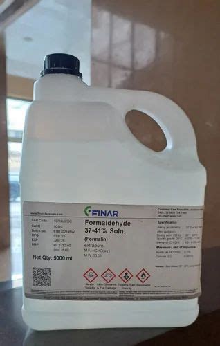 FORMALDEHYDE Liquid For Surface Disinfectant At Kg In Ahmedabad