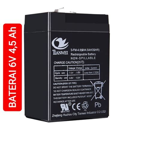 Baterai Timbangan Volt Ah Aki Kering Batre Ups Battery Lampu Emergency Batere Sepeda