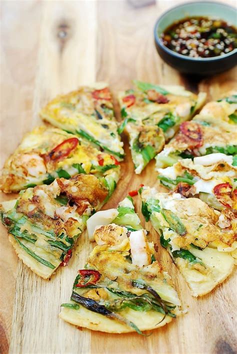 Pajeon Korean Scallion Pancake Recipe Dishmaps