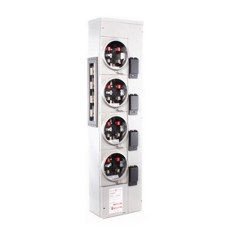 Ge Tmpr8412r Single Phase Or Three Phase Ringless 4 Gang 125a Meter St