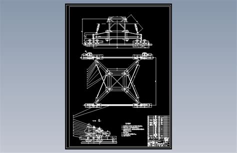 120tm塔式起重机大车运行机构及起升机构设计7张CAD图纸说明书 AutoCAD 2007 模型图纸下载 懒石网