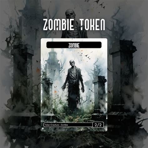 Decayed Zombie Mtg Etsy