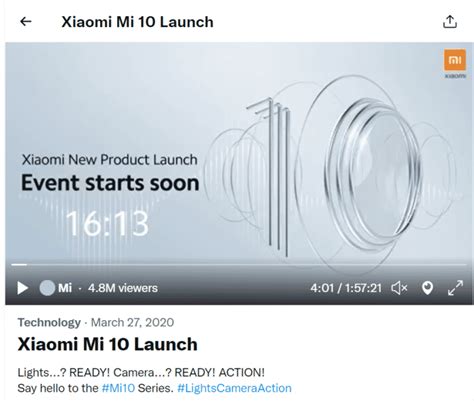 Xiaomi Product Launch Strategy How To Use Twitter Live To Launch Your Product Get M Views