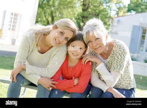 Portrait Of Three Women Generation Stock Photo Alamy
