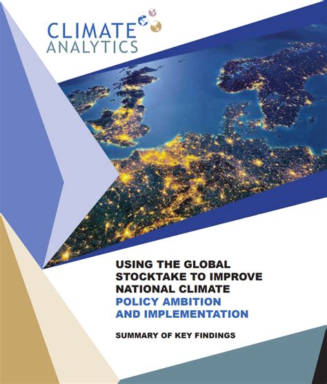 Using The Global Stocktake To Improve National Climate Policy Ambition