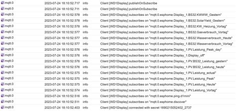 Mqtt Logging Des Esphome Devices In Iobroker Smarthomejetzt Die Seite Für Den Einstieg In