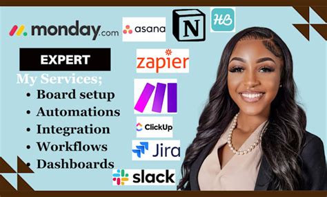 Setup Project Management On Notion Monday Com Clickup Notion Template Make Com By Gloryhills