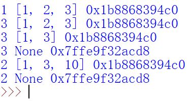 Python函数参数为列表问题 Danlis 博客园