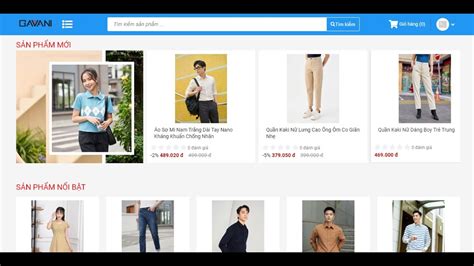 demo source code website bán hàng thời trang sử dụng laravel framework