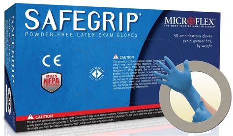 Microflex Sg 375 Xl Extra Large Safegrip Gloves 50 Count Max Warehouse