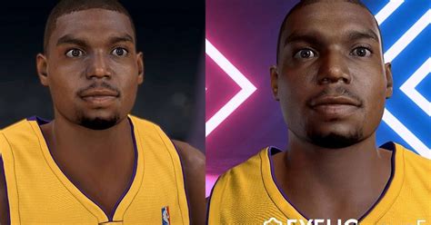 Nba 2k23 Andrew Bynum Cyberface And Body Update Tony And Mamba