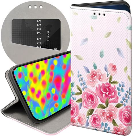 ETUI Z KLAPKĄ DO ALCATEL 3L 2019 WZORY ŁADNE PIĘKNE BEAUTY FUTERAŁ CASE