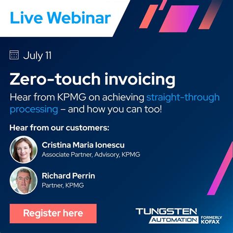Jesper Scherpenhuijsen On Linkedin Apautomation Genai Invoiceprocessing Tungstenautomation