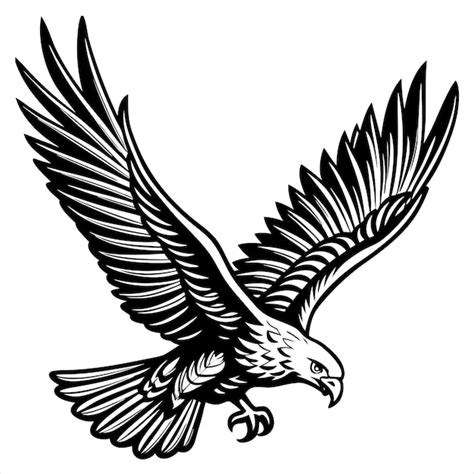 Eagle Diving Svg Premium Ai Generated Vector