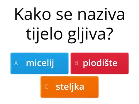 Gljive I Lišajevi Ponavljanje Kviz