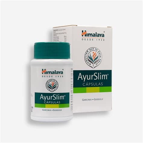 AYURSLIM 60 CAPSULAS – CONTROL DE PESO – HIMALAYA – Goldnutrition