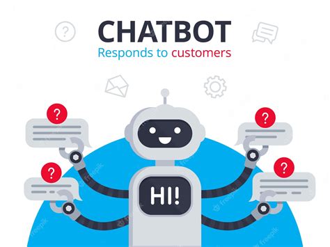Premium Vector Chatbot Vector Flat Illustration