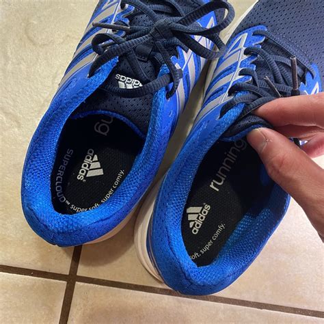 Adidas Mens Galactic Elite Running Shoe Bluewhite Gem