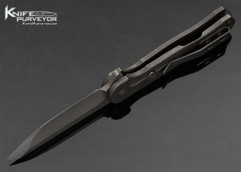 Horton Fellhoelter Custom Knife Chisel Grind With Polished Tip With