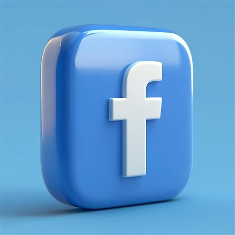 Facebook Icon Design For Social Media And Networking Premium Ai