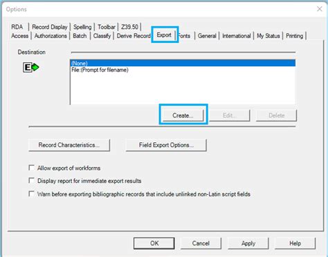 Setting Up Oclc Connexion Client To Export To The Odin Network Zone Odin