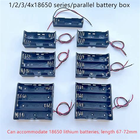 Extended Version 18650 Battery Box Battery Holder Series And Parallel