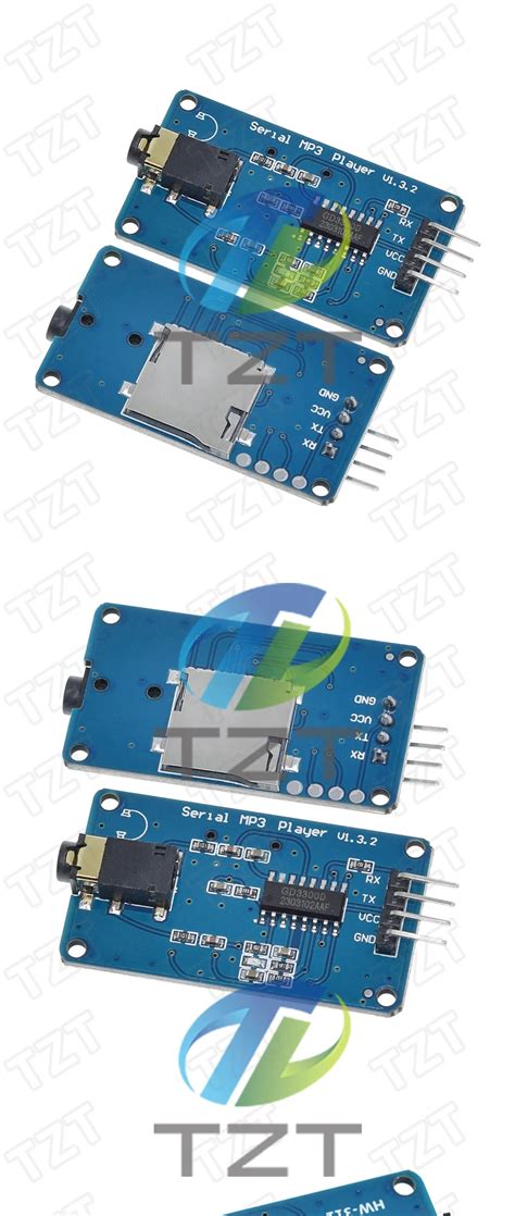 Tzt Yx Yx Uart Control Serial Module Mp Music Player Module For Arduino Avr Arm Pic Cf