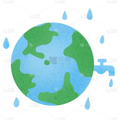 手绘肌理 环保元素 地球