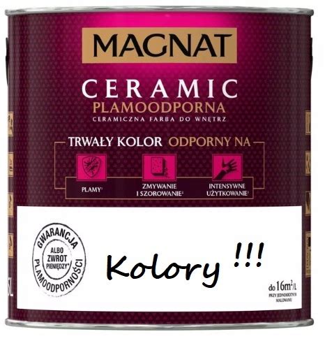 Farba Magnat Ceramic Kolory Niska Cena Na Allegro Pl