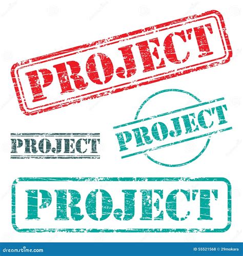 rubber stamp design project stock vector illustration of grunge