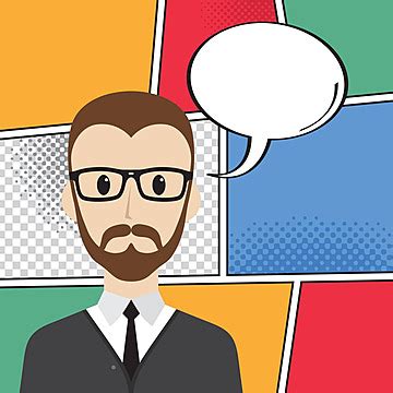 Geeky Geek Nerd Guy Illustration Nerd Face Vector Illustration Nerd