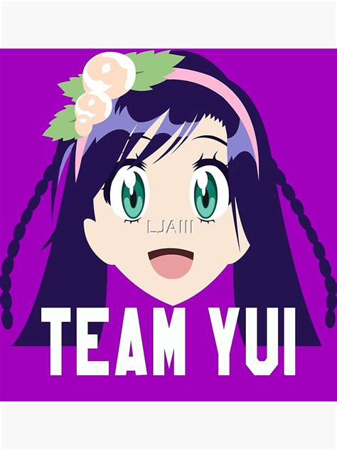Team Yui Nisekoi Poster For Sale By Ljaiii Redbubble