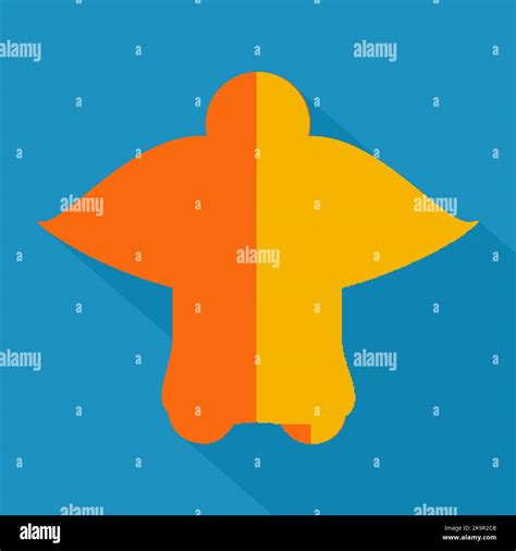 Vector Design Element In Flat Style Angel Silhouette Stock Vector