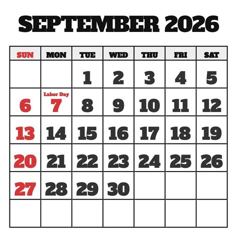 September 2026 Calendar Printable Pdf Free Printable Calendar 2026