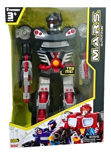 Mars Grande Autotron Con Luz Y Sonido Robot Envío Gratis
