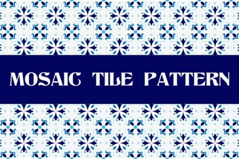 Mosaic Tile Pattern Graphic By Upperline · Creative Fabrica