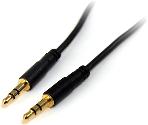 3 5mm Audio Cable 3 Ft Slim M M Aux Cable Male