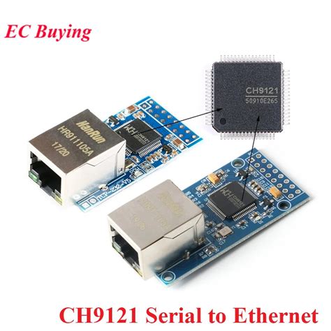 ch9121 serial to ethernet network module convertor chip rj45