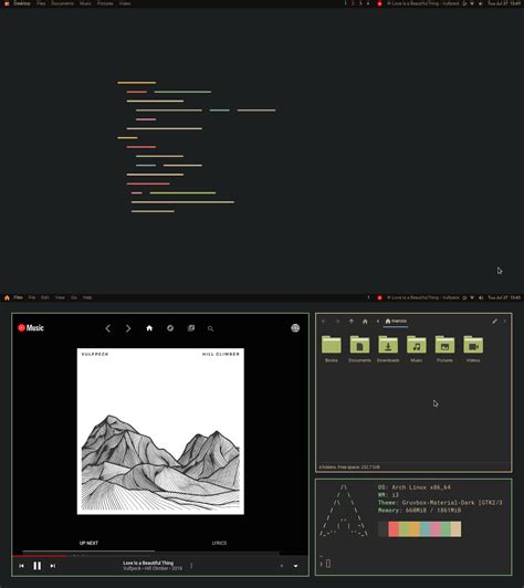 I3wm Gruvbox Material Theme Plus I3wm Plus Xfce4 Panel Plus Vala Panel Appmenu Minus A I3wm Gruvbox Material Theme Plus I3wm Plus Xfce4 Panel Plus Vala Panel Appmenu Minus A