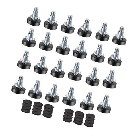 Kcahpan Upgrades 1 4 Inch Threaded Levelers With T Nut For Uneven Floor Adjustment