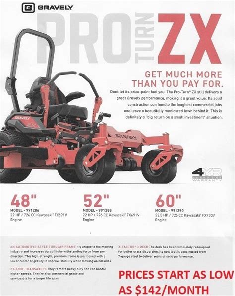 Gravely Pro Turn Zx Bad Boy Mowers